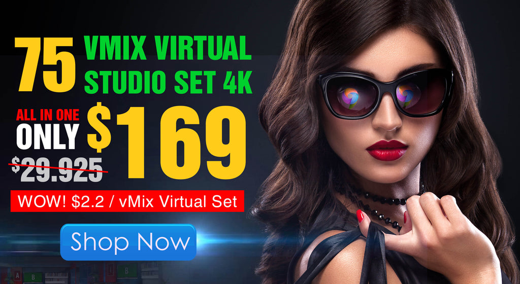 Bye..Bye... Black Friday vMix Virtual Studio Set 2020 - Super Sale – 99999STORE