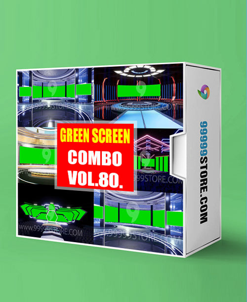 Virtual Set Green Screen 4K - COMBO VOL 80 – 99999STORE