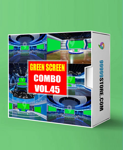 Virtual Set Green Screen 4K - COMBO VOL 45 – 99999STORE