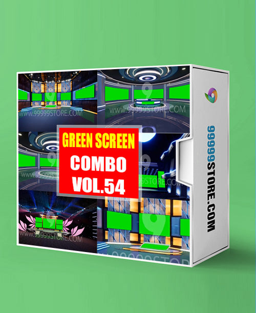 Virtual Set Green Screen 4K - COMBO VOL 54 – 99999STORE