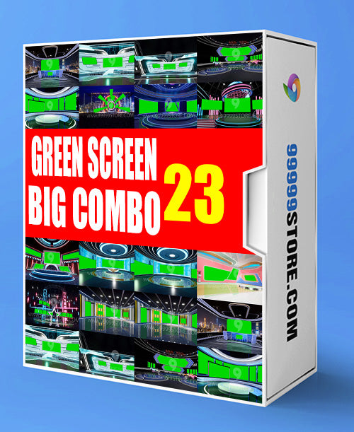 Virtual Set Green Screen 4K - SUPER COMBO 4K - VOL 23 – 99999STORE