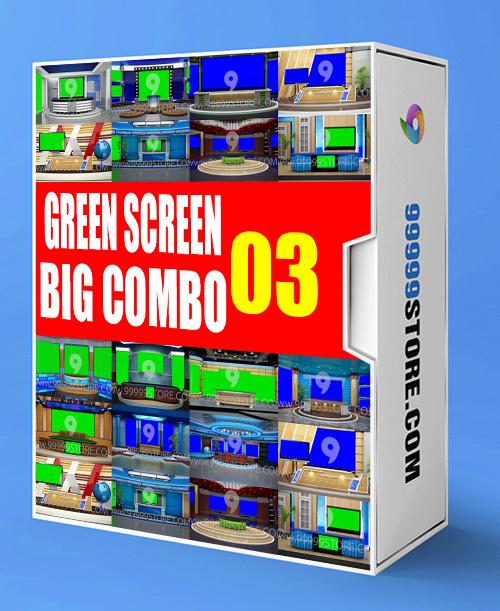Virtual Set Green Screen 4K - SUPER COMBO 4K - VOL 03 – 99999STORE