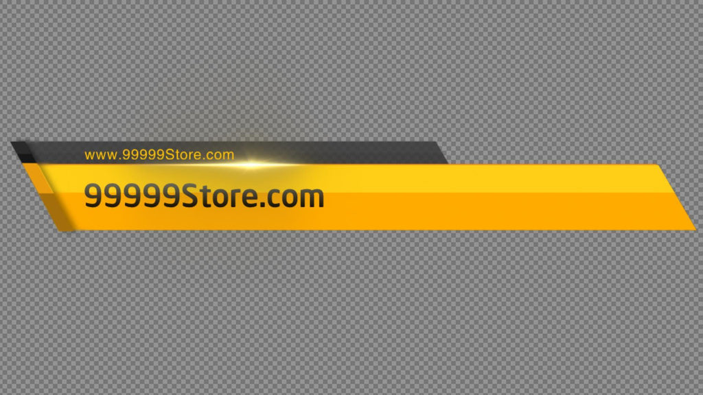 vMix animation Lower third free download - Style 15 – 99999STORE