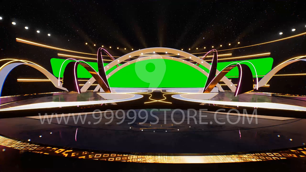 Virtual Set Green Screen 4K - Stage 113 – 99999STORE