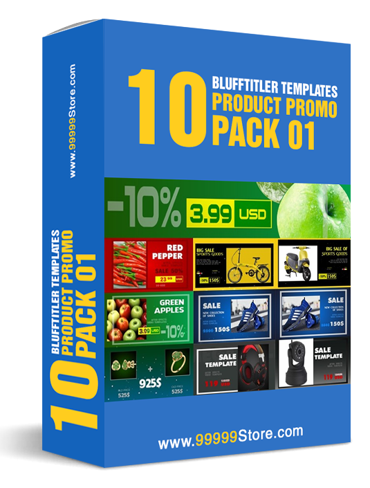PRODUCT PROMO - PACK 01 – 99999STORE