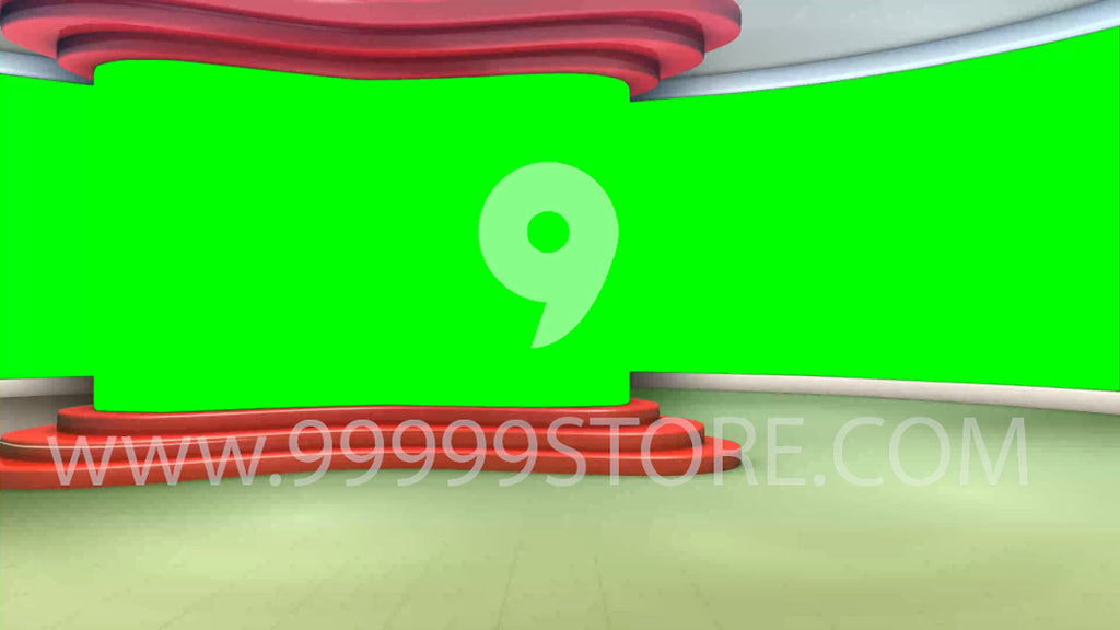 Virtual Set Green Screen 4K - Red Delivery – 99999STORE