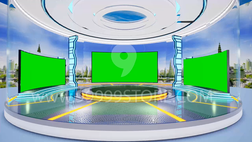 Virtual Set Green Screen 4K - Stage 32 – 99999STORE