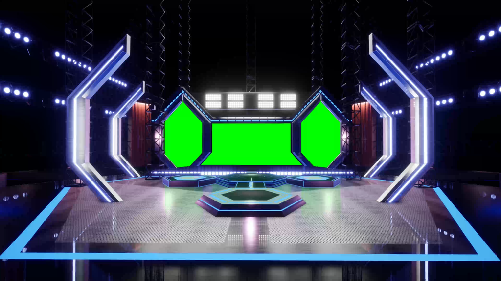 Virtual Set Green Screen 4K - Stage 54 – 99999STORE