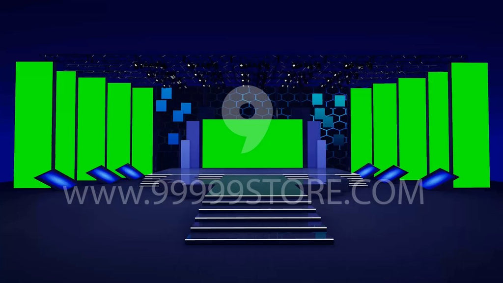 Virtual Set Green Screen 4K - Stage 05 – 99999STORE